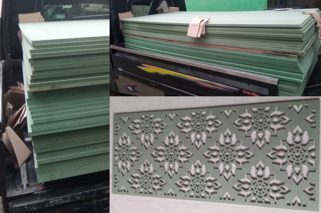 Jasa Laser Cutting MDF HMR | Potong HMR MDF Tebal Bisa 40mm+